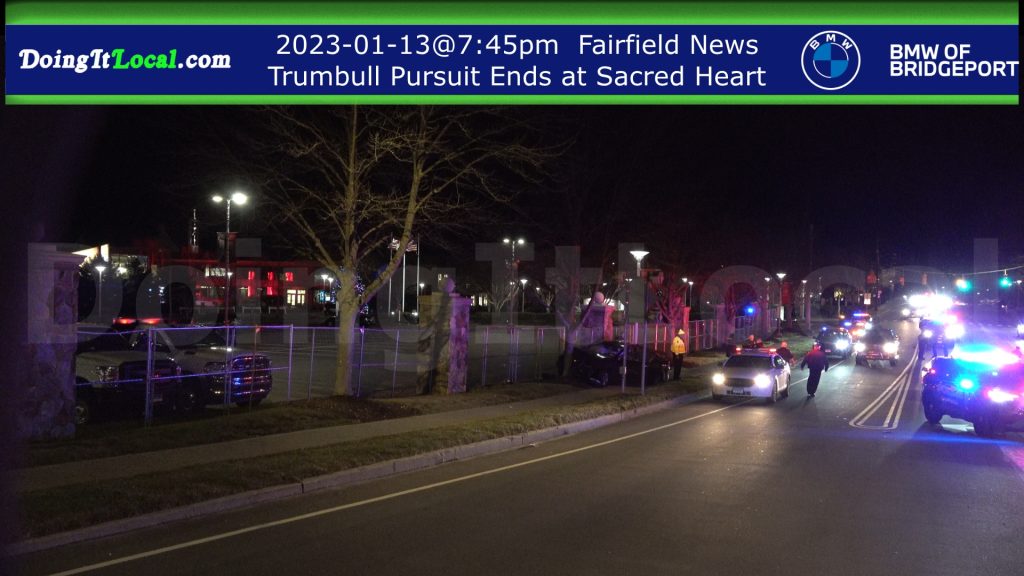 Trumbull Pursuit Ends In Crash At SHU – DoingItLocal
