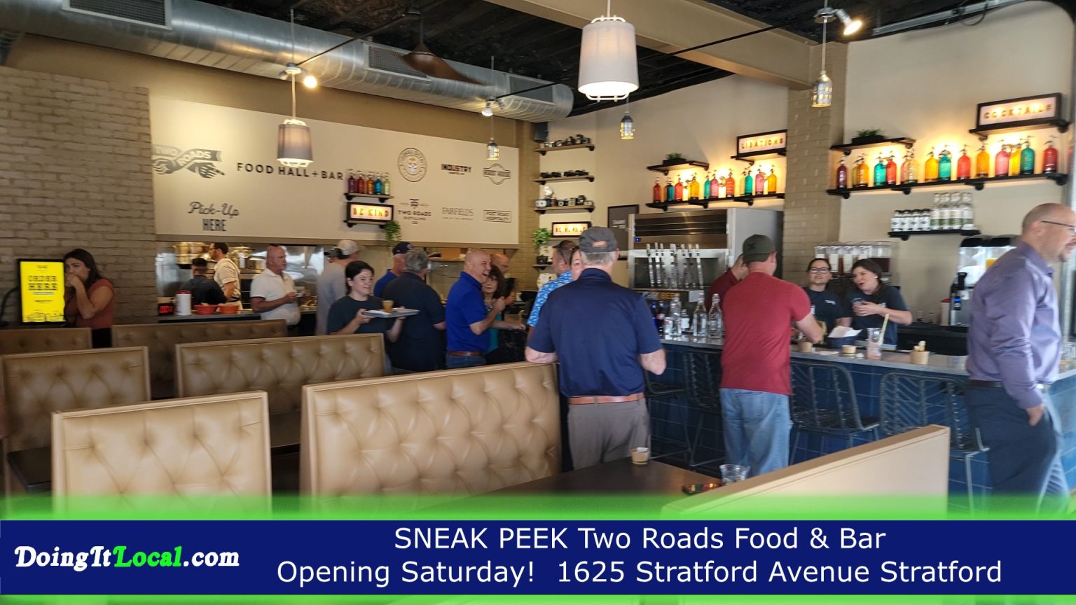 Sneak Peek The Two Roads Food Hall + Bar – DoingItLocal