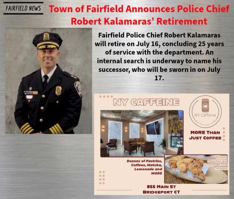 Town of Fairfield Announces Police ChiefRobert Kalamaras’ Retirement ...