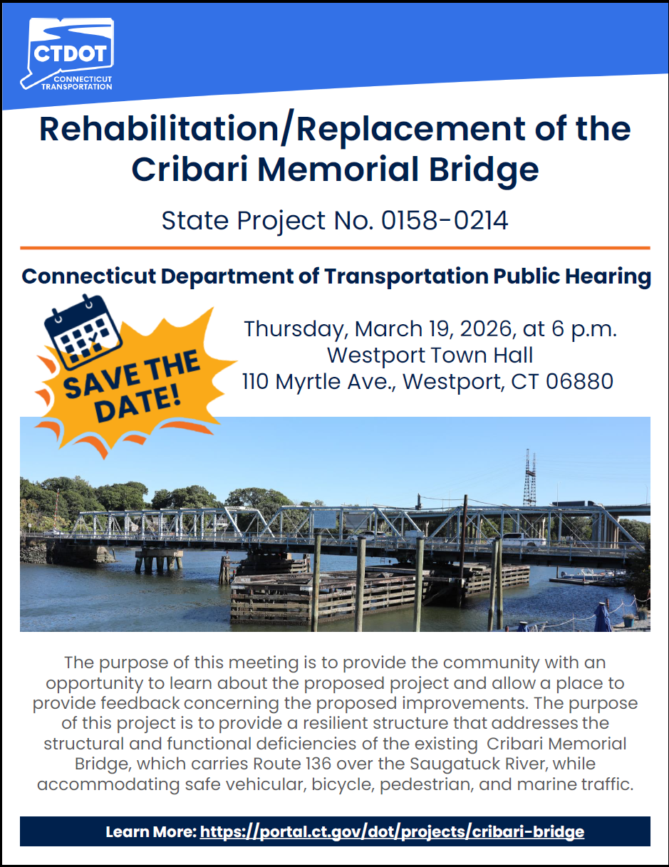 Public Hearing Scheduled for Rehabilitation/Replacement of the Cribari ...